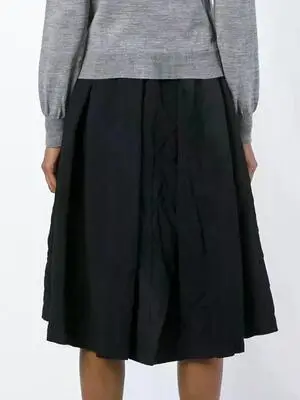 Comme Des Garçons Pleated Midi-skirt