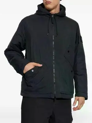 Stone Island Hooded Patch-pocket Jacket
