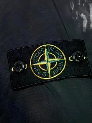 Stone Island Hooded Patch-pocket Jacket