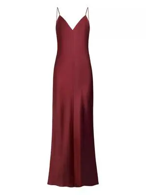 12 STOREEZ Spaghetti-strap Silk Gown