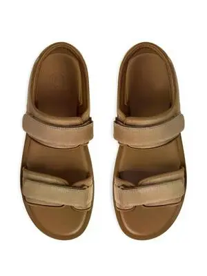12 STOREEZ Touch-strap Suede Sandals