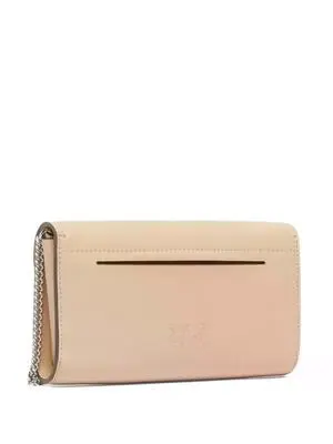 Pinko Chain-strap Leather Clutch