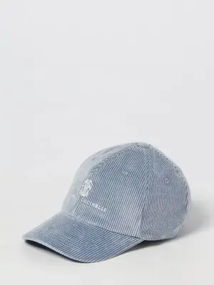 Brunello Cucinelli Cap - Gnawed Blue