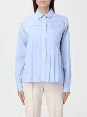 SEMICOUTURE Shirt - Gnawed Blue