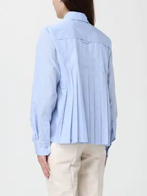 SEMICOUTURE Shirt - Gnawed Blue