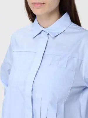 SEMICOUTURE Shirt - Gnawed Blue