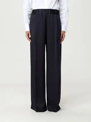 SEMICOUTURE Wide Leg Trousers - Black