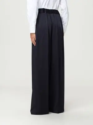 SEMICOUTURE Wide Leg Trousers - Black