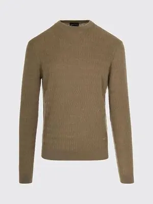 Emporio Armani Textured Crew Neck Pullover