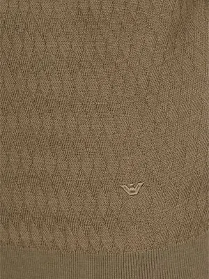 Emporio Armani Textured Crew Neck Pullover
