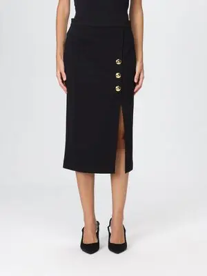 Pinko Button Detailed Midi Skirt
