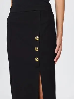Pinko Button Detailed Midi Skirt