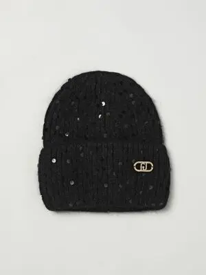 Liu Jo Sequin Beanie Black