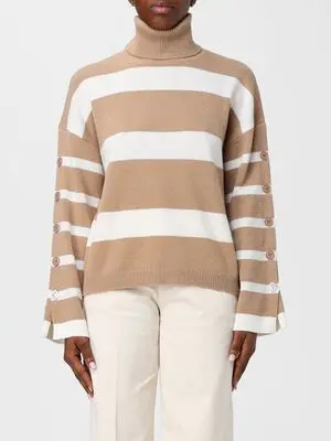 Liu Jo Striped Sweater - Biscuit
