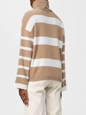 Liu Jo Striped Sweater - Biscuit