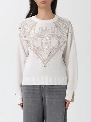 Liu Jo Pullover Sweater - White