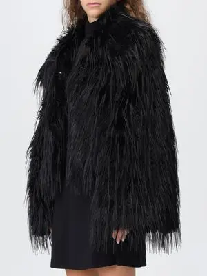 Pinko Fur Coat - Black