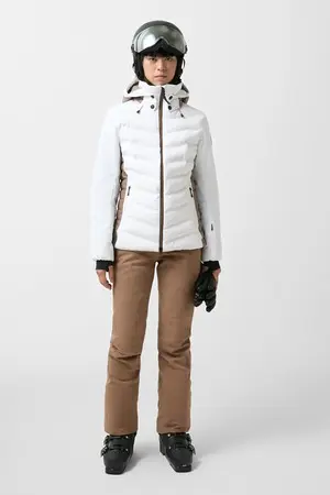 Bogner Janka Ski Jacket - White/brown