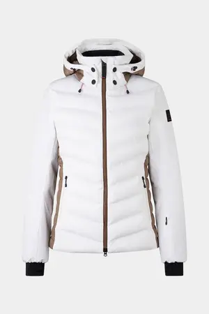 Bogner Janka Ski Jacket - White/brown
