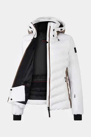 Bogner Janka Ski Jacket - White/brown