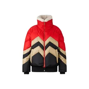Bogner Valea Down Ski Jacket - Red/beige/black