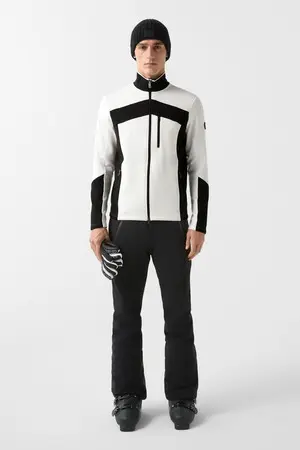 Bogner Mid-layer Jacket - Off-white/black