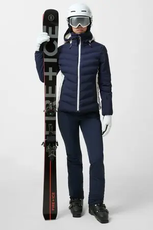 Bogner Janka Ski Jacket - Navy Blue/white