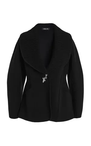 ASHLYN Aislinn Merino Wool Jacket - Black