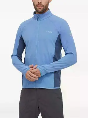 Columbia Colour-block Zip-up Sweater