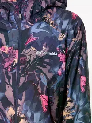 Columbia Floral Print Hooded Jacket