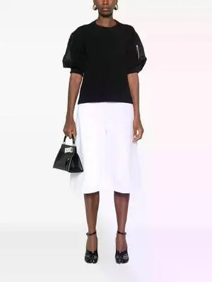 Sacai Cotton Jersey T-shirt - Black