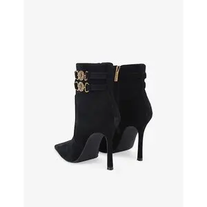 Kurt Geiger Mansion Heeled Suede Ankle Boots