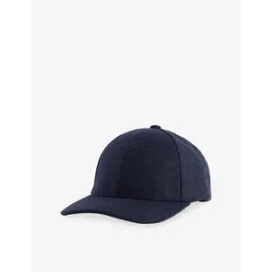 VARSITY HEADWEAR Legacy Structured Wool Baseball Cap - Dark Navy