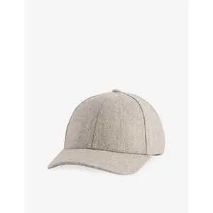 VARSITY HEADWEAR Structured Wool Baseball Cap - Umber Beige