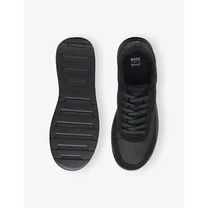 BOSS Running Mesh And Suede Trainers