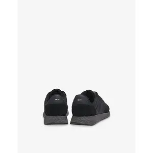 BOSS Running Mesh And Suede Trainers