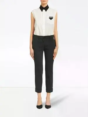 Prada Stretch Natté Trousers