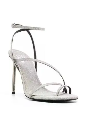 Off-White Allen Glitter 110mm Leather Sandals