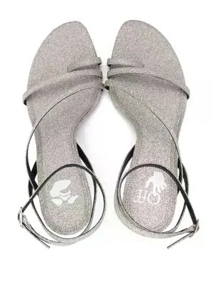 Off-White Allen Glitter 110mm Leather Sandals