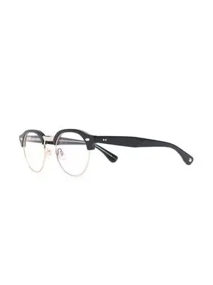Garrett Leight Contrasting-bridge Detail Glasses