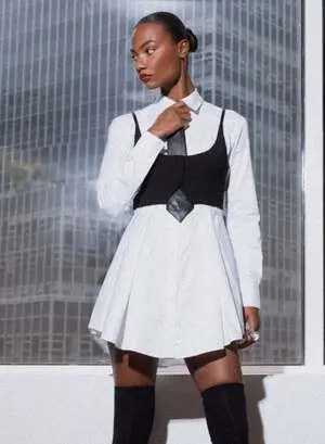 Women's White Shirt Dresses