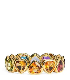 EMILY P. WHEELER I Heart Rainbow Gemstone Ring - Gold