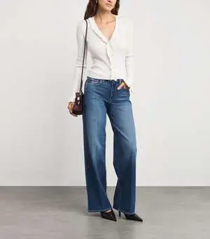 Paige Tatum Wide-leg Jeans - Blue