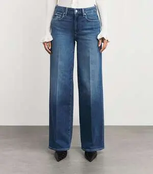 Paige Tatum Wide-leg Jeans - Blue