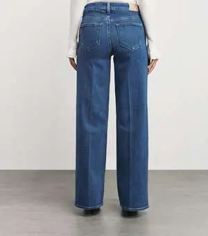 Paige Tatum Wide-leg Jeans - Blue