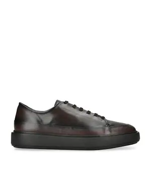 Officine Creative Release Leather Sneakers - Brown