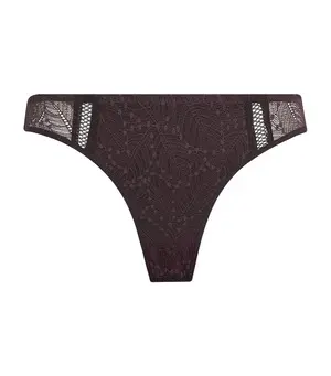 Simone Perele Lace Comète Bikini Briefs - Brown