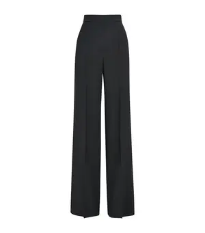 Max Mara Wool Straight-leg Trousers