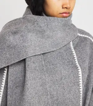 Maje Wool-blend Scarf Coat