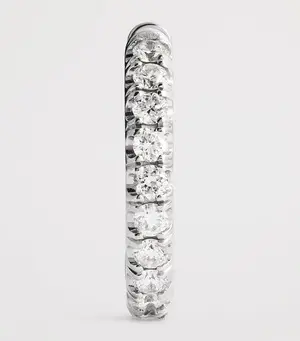 SPINELLI KILCOLLIN Micro Diamond Hoop Earring - White